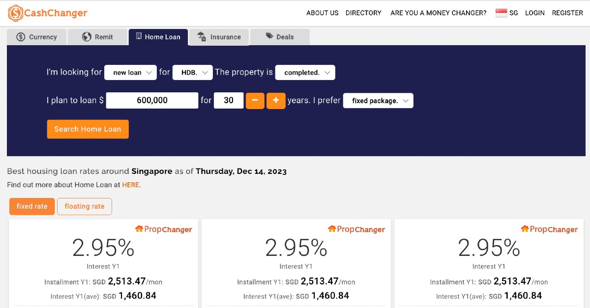 CashChanger - Compare Home Loan