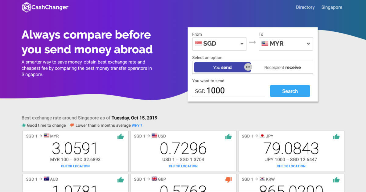 Remit.CashChanger - The leading Remittance Exchange Rate in Malaysia